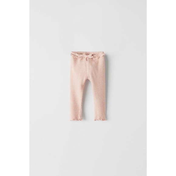 Zara | Bottoms | Zara 34y Soft Feel Ribbed Leggings | Poshmark